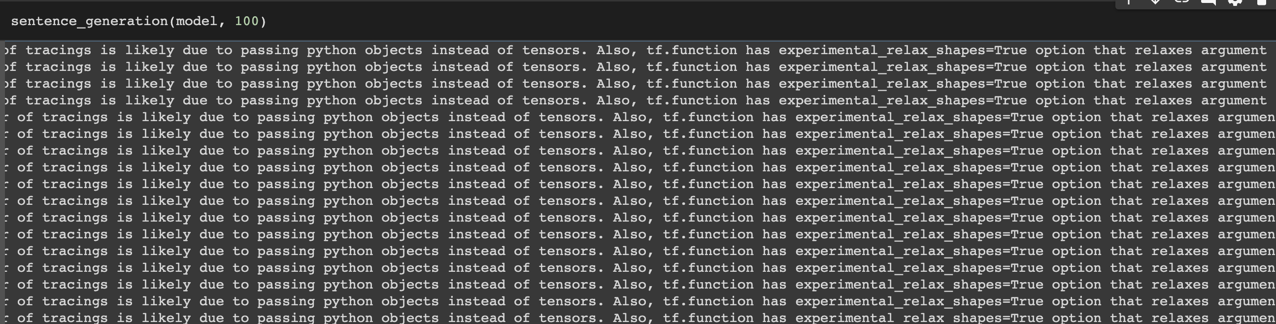 Warning Tensorflow 5 Out Of The Last 5 Calls To Triggered Tf Function Retracing Tracing Is