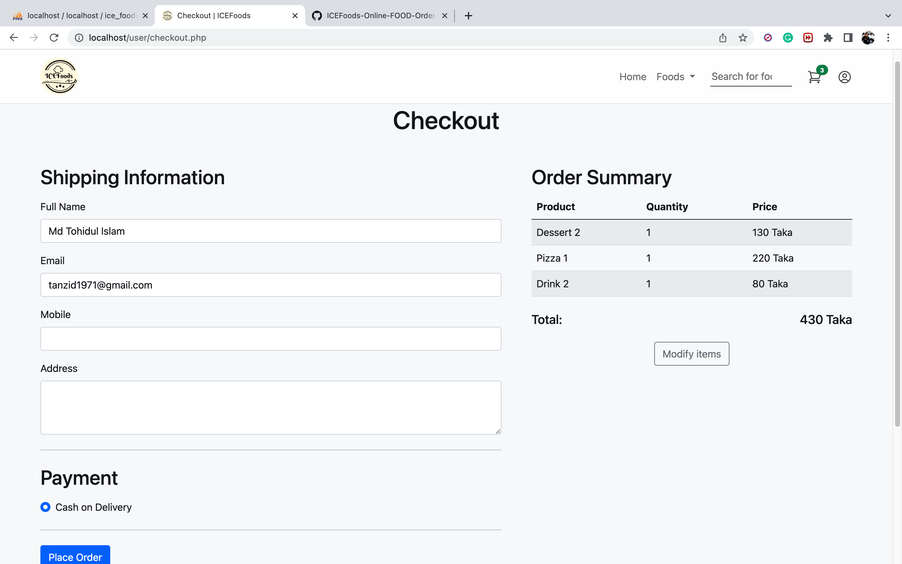 GitHub - fallenAmber/ICEFoods-Online-FOOD-Order-Management-System