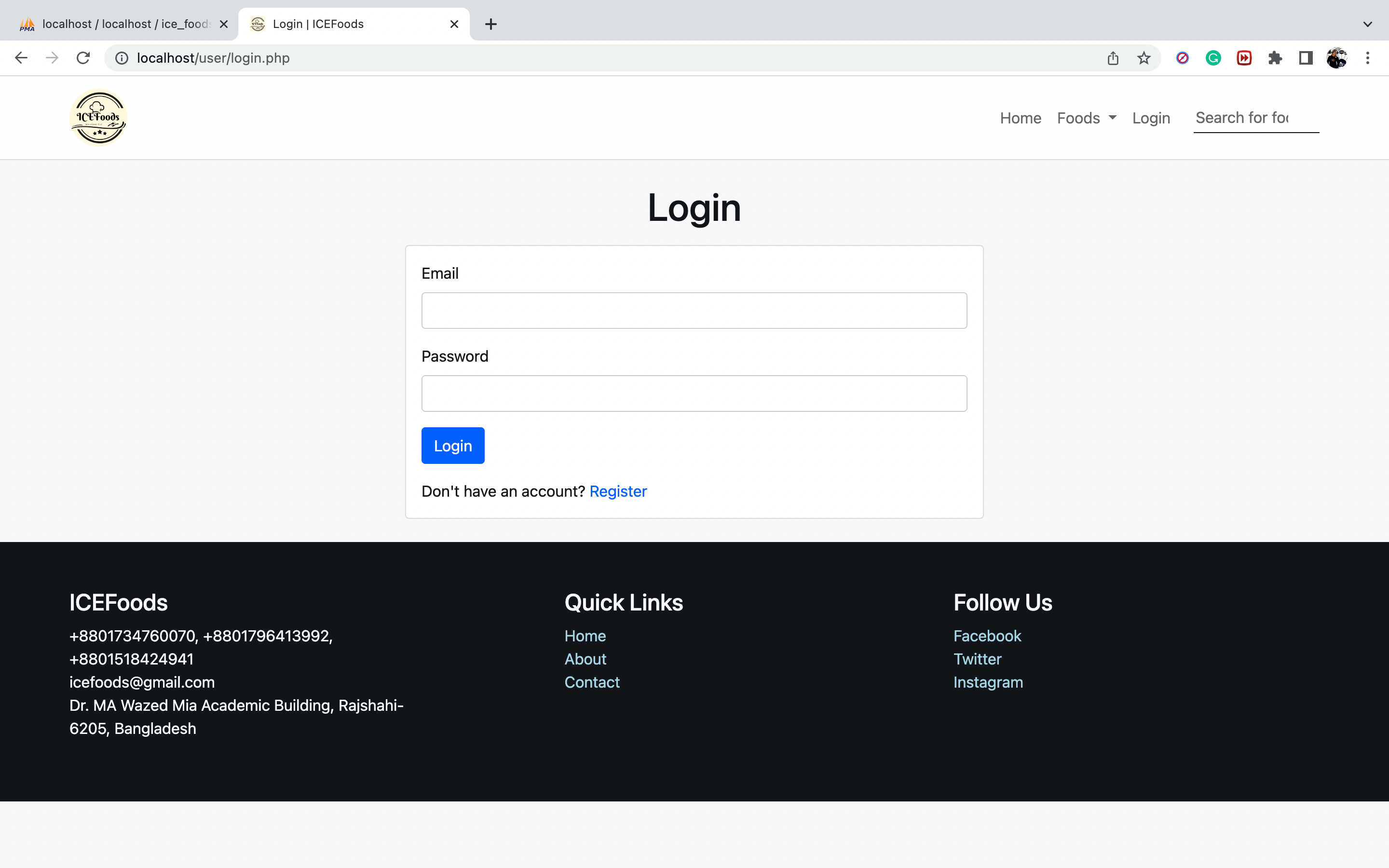 GitHub - fallenAmber/ICEFoods-Online-FOOD-Order-Management-System