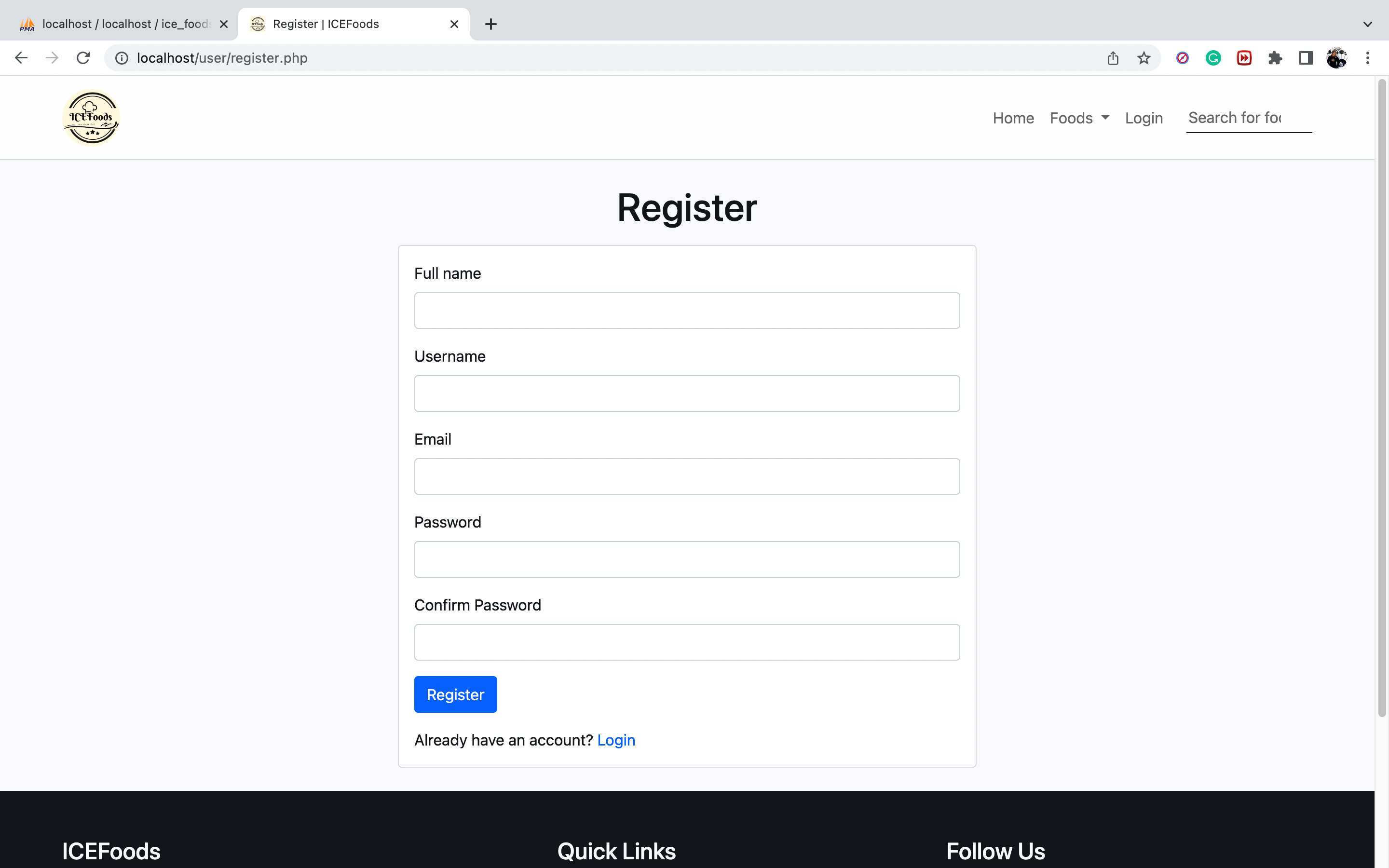 GitHub - fallenAmber/ICEFoods-Online-FOOD-Order-Management-System