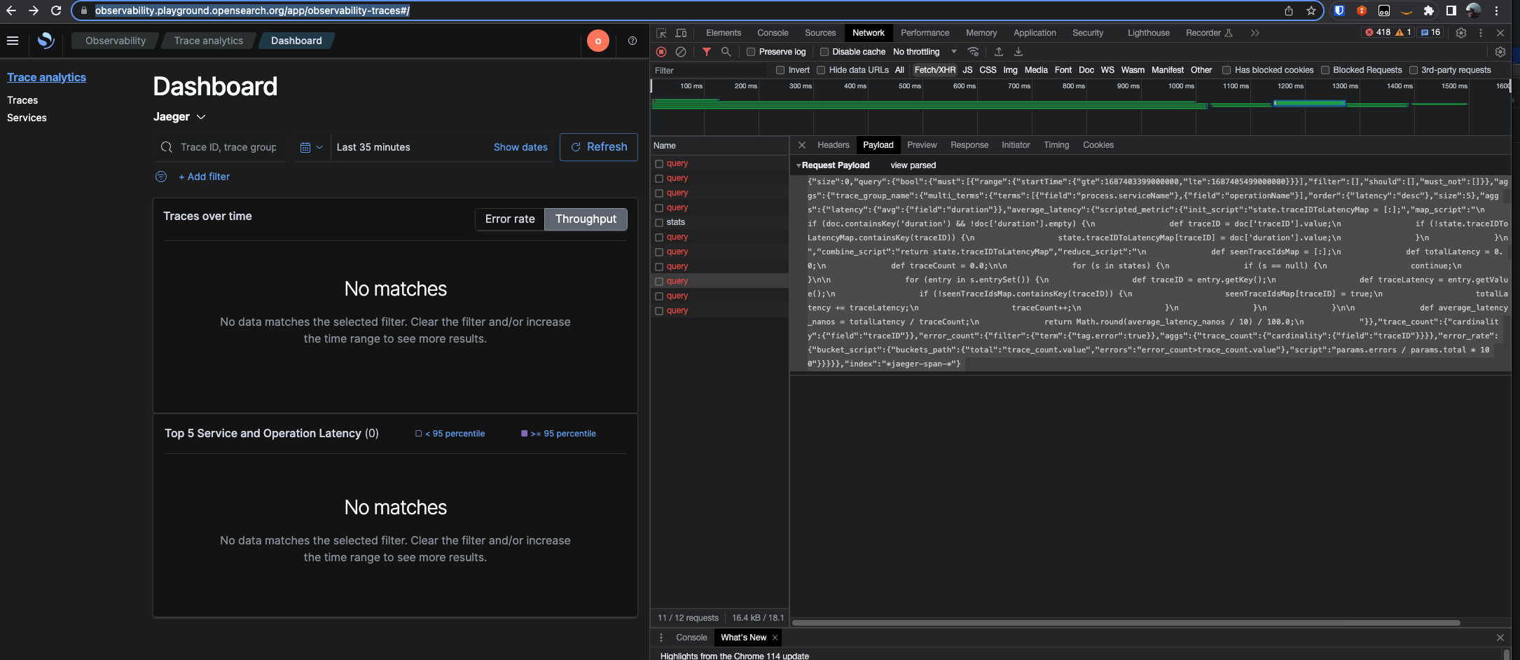 [BUG]Jaeger trace query fails in some cases · Issue #564 · opensearch-project/dashboards ...