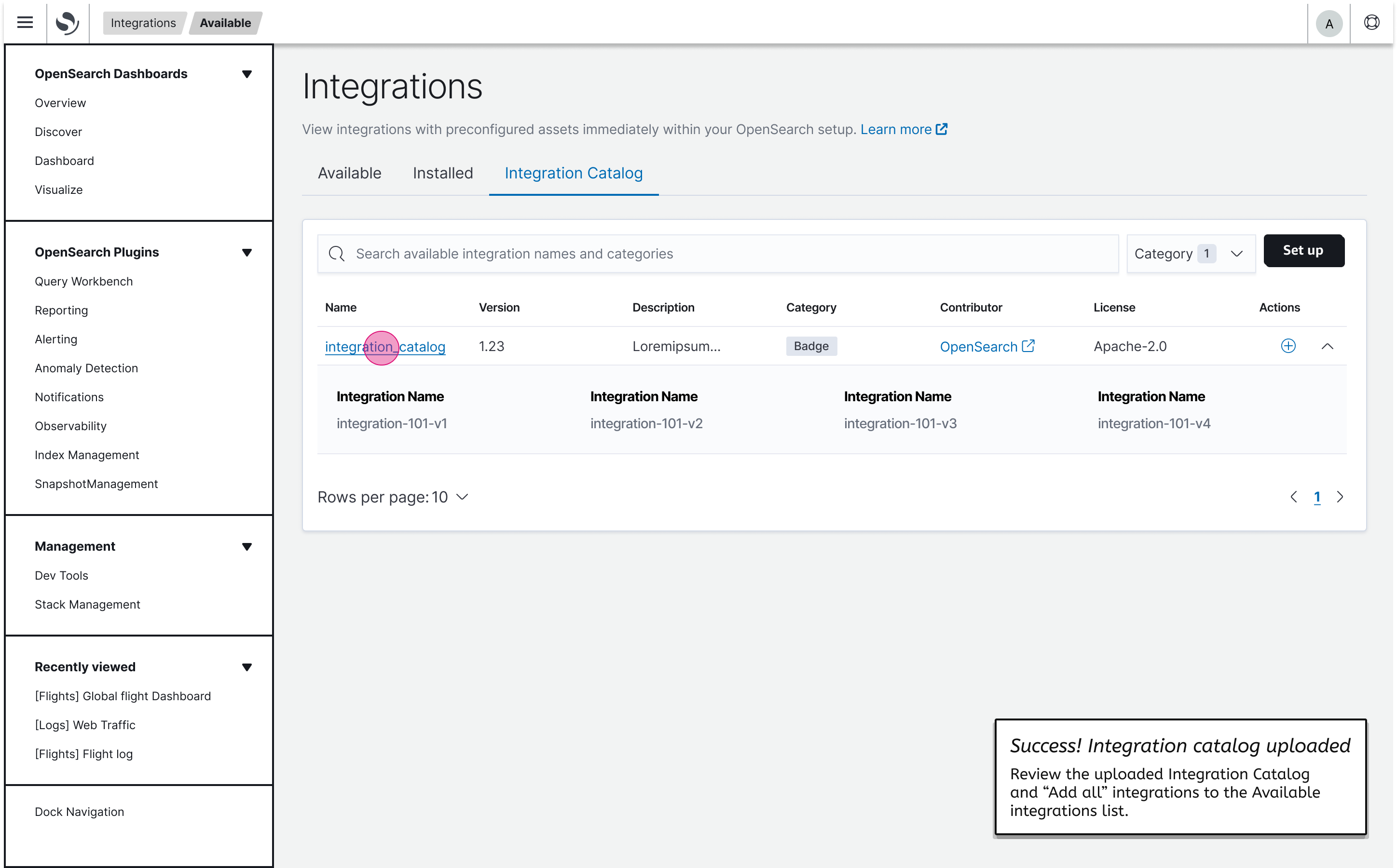 [FEATURE]Allow loading integrations catalog from URL · Issue #900 · opensearch-project ...