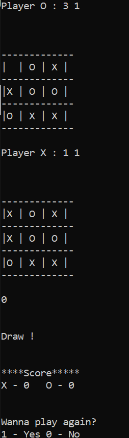 GitHub - SruthiSenthilKumar/Tic-Tac-Toe: OOP Concenpt is implemented to ...