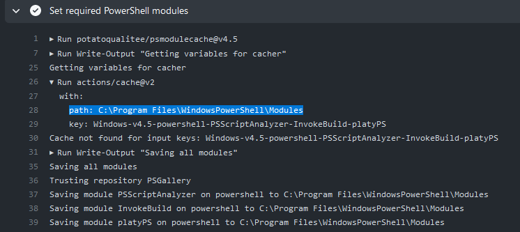 Restoring a cache throws an error on tar.exe · Issue #26 ...