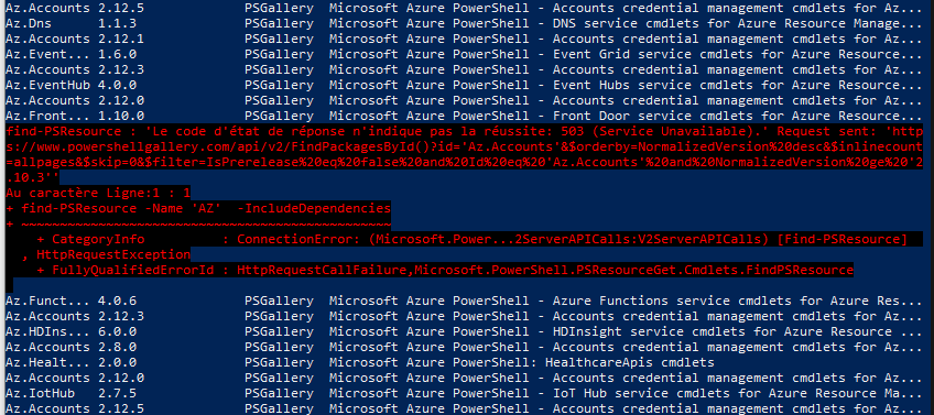 [Save-PSRessource] Strange behavior when PSGallery return error (HttpRequest) · Issue #1341 ...