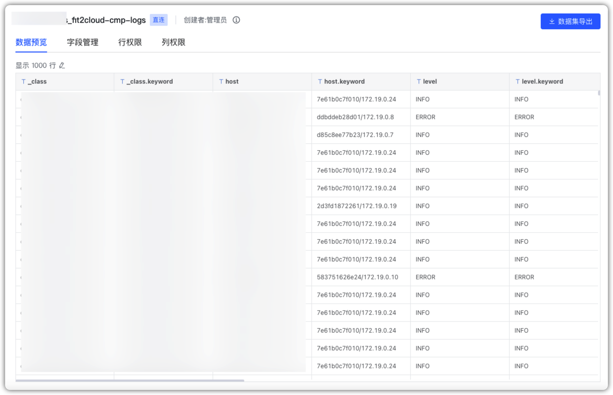 Bug 同一个elasticsearch表,可以创建数据库数据集但是创建sql数据集报错 · Issue 5108 · Dataeasedataease · Github