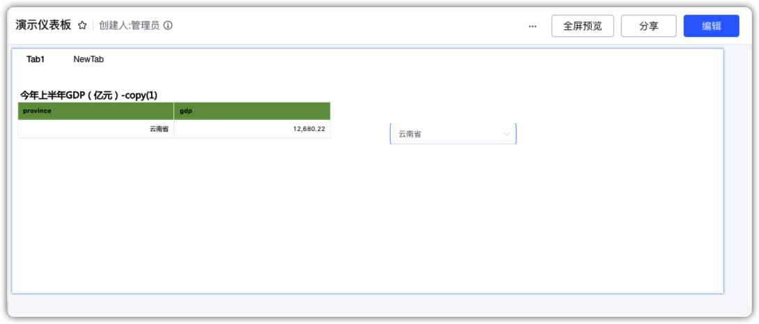 [bug]tab组件中的过滤组件设置默认值不生效 · Issue 5795 · Dataease Dataease · Github