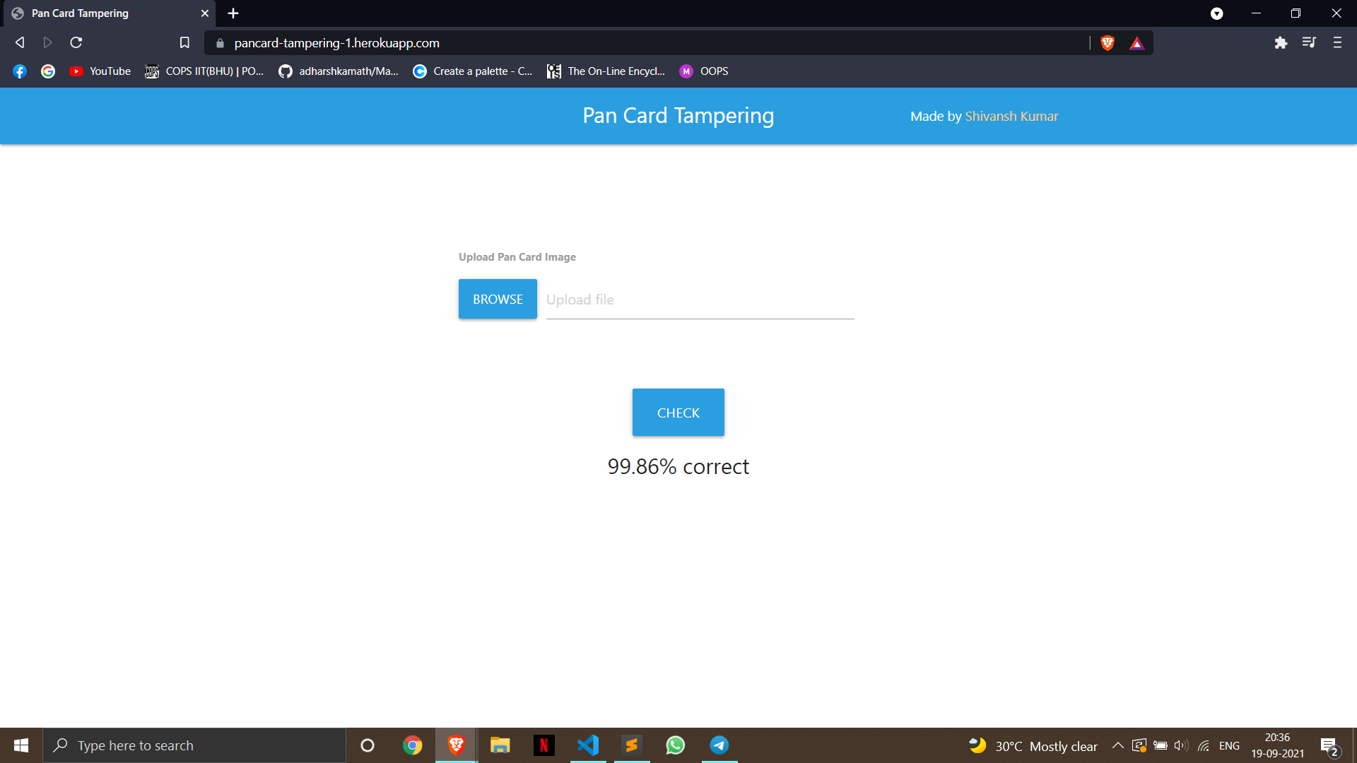 GitHub - shivijustme/PAN-Card_Tampering: The purpose of this project is ...