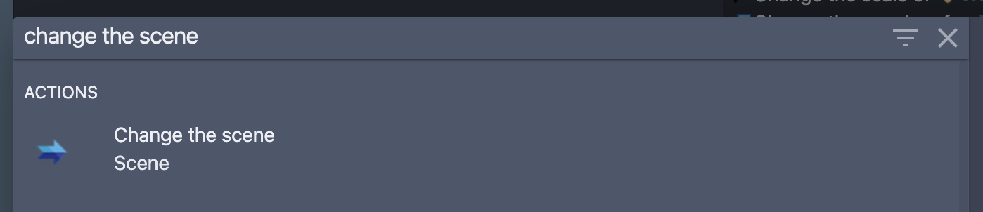 Allow fuzzy search for action/condition names · Issue #2864 · 4ian/GDevelop · GitHub