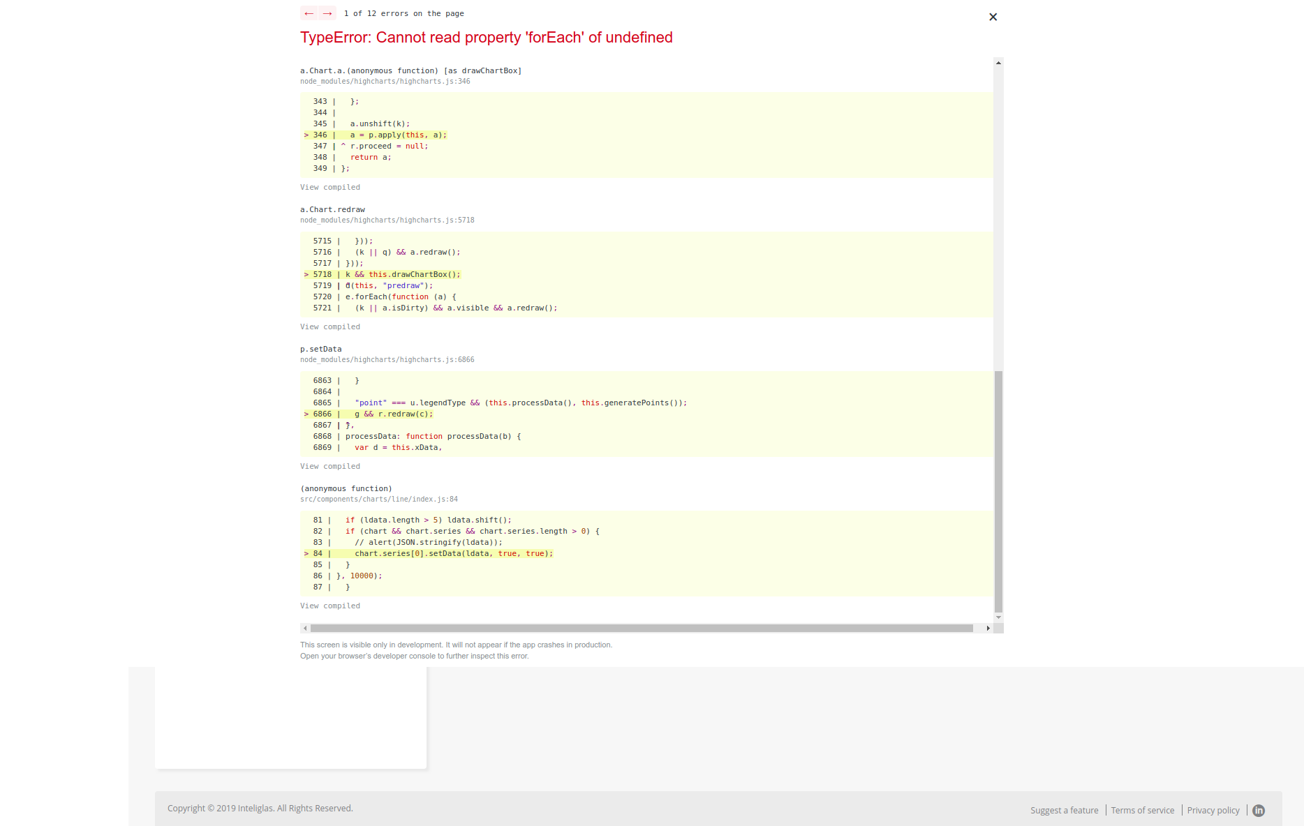 Cannot read property 'forEach' of undefined, points array is undefined, highcharts 6->7 · Issue ...