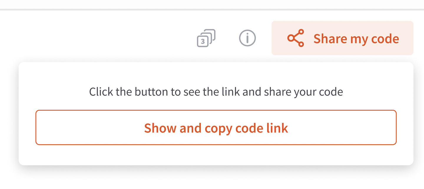 [Playground] Implement Share Any Code feature on the frontend · Issue #21978 · apache/beam · GitHub
