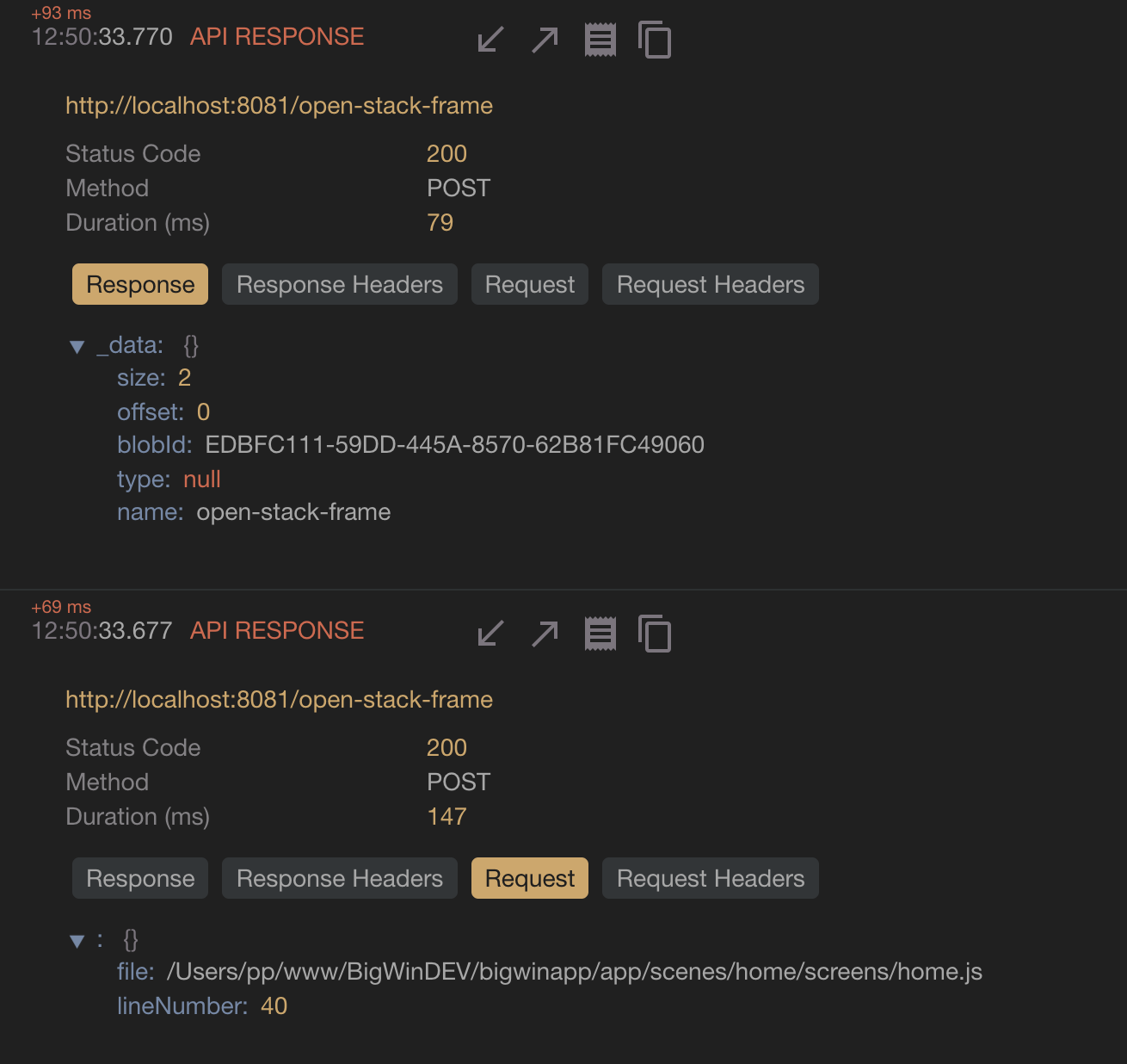 OpenInEditor not working · Issue #1104 · infinitered/reactotron · GitHub