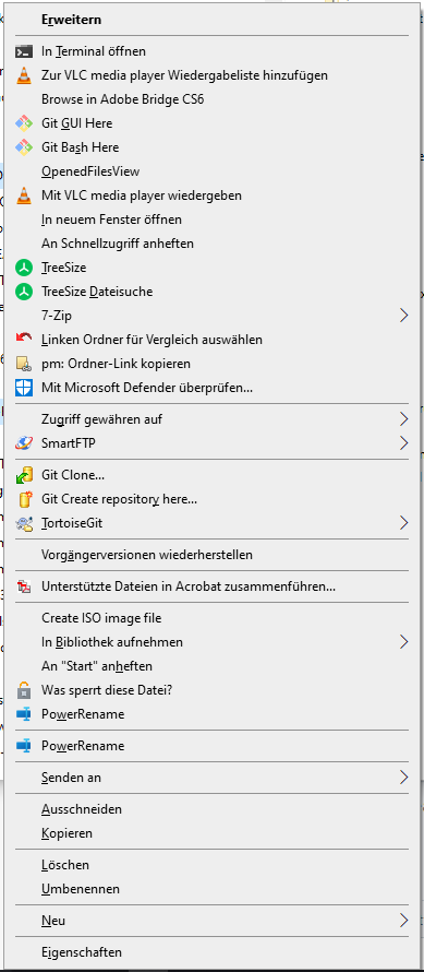 Multiple Duplicate Powerrename Entries In Folder Context Menu · Issue