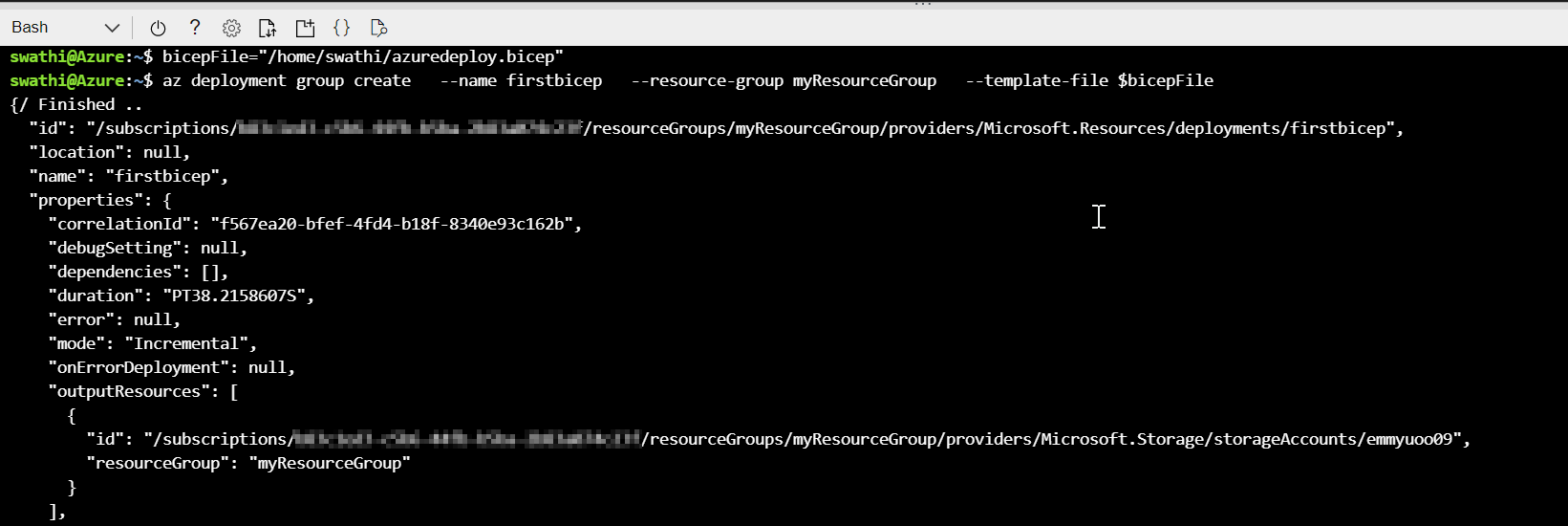 Azure CLI Command to deploy the Bicep file is given wrongly · Issue #73802 · MicrosoftDocs/azure ...