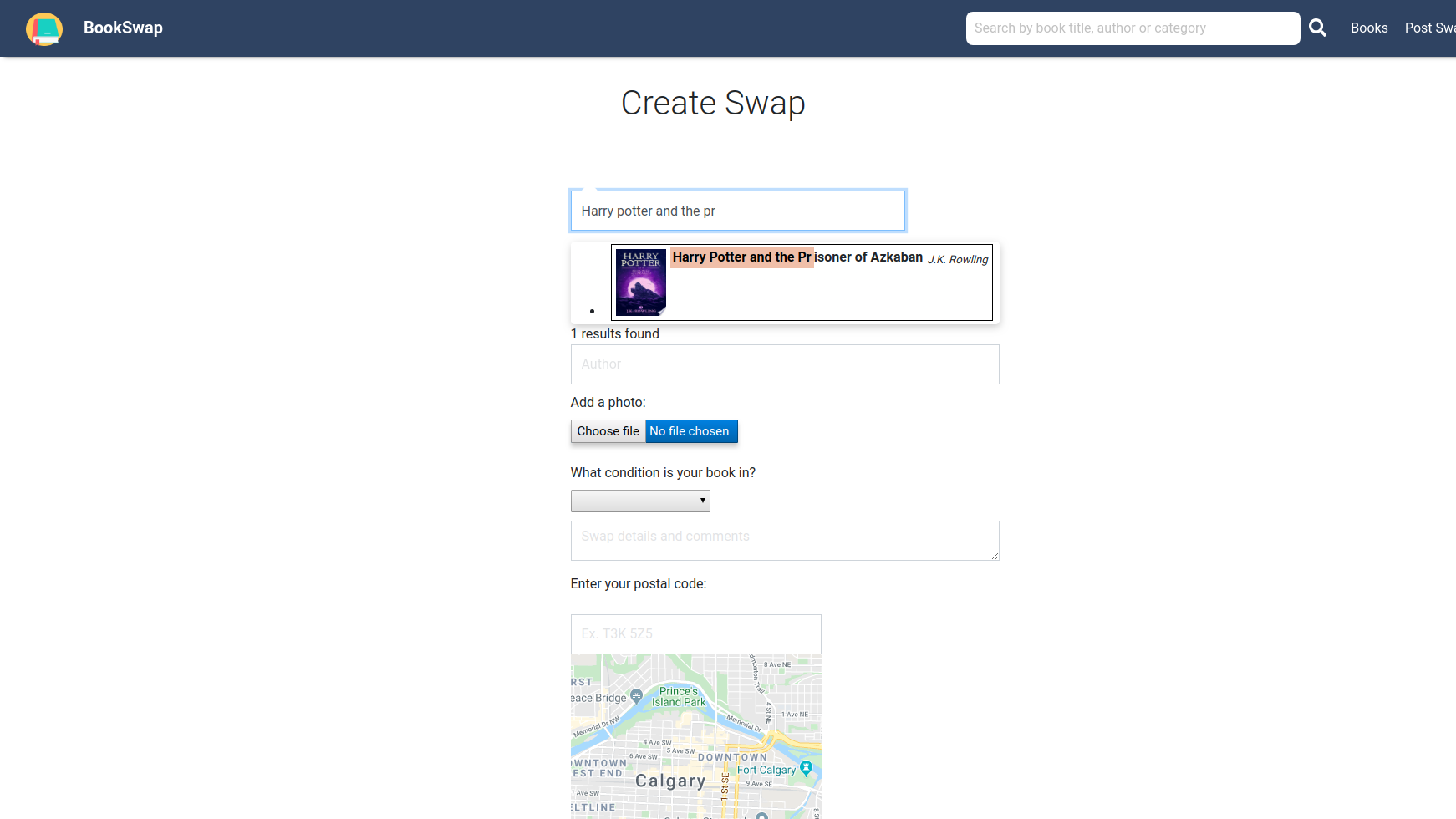 GitHub - abemsi/BookSwap