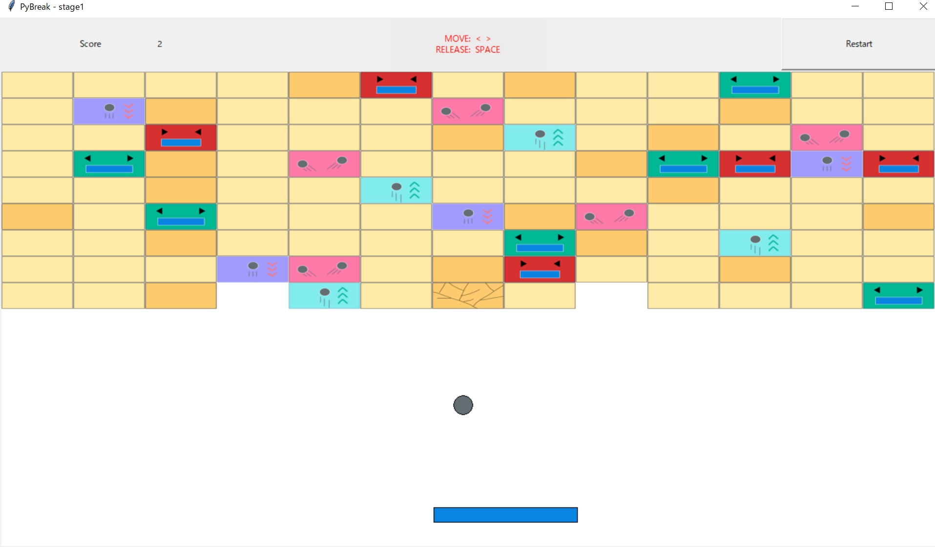 GitHub - yukinoshita0219/PyBreak: A block breaking game based on Python!