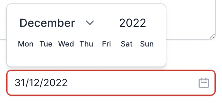 Dependent start & end dates not working · Issue #2224 · filamentphp ...
