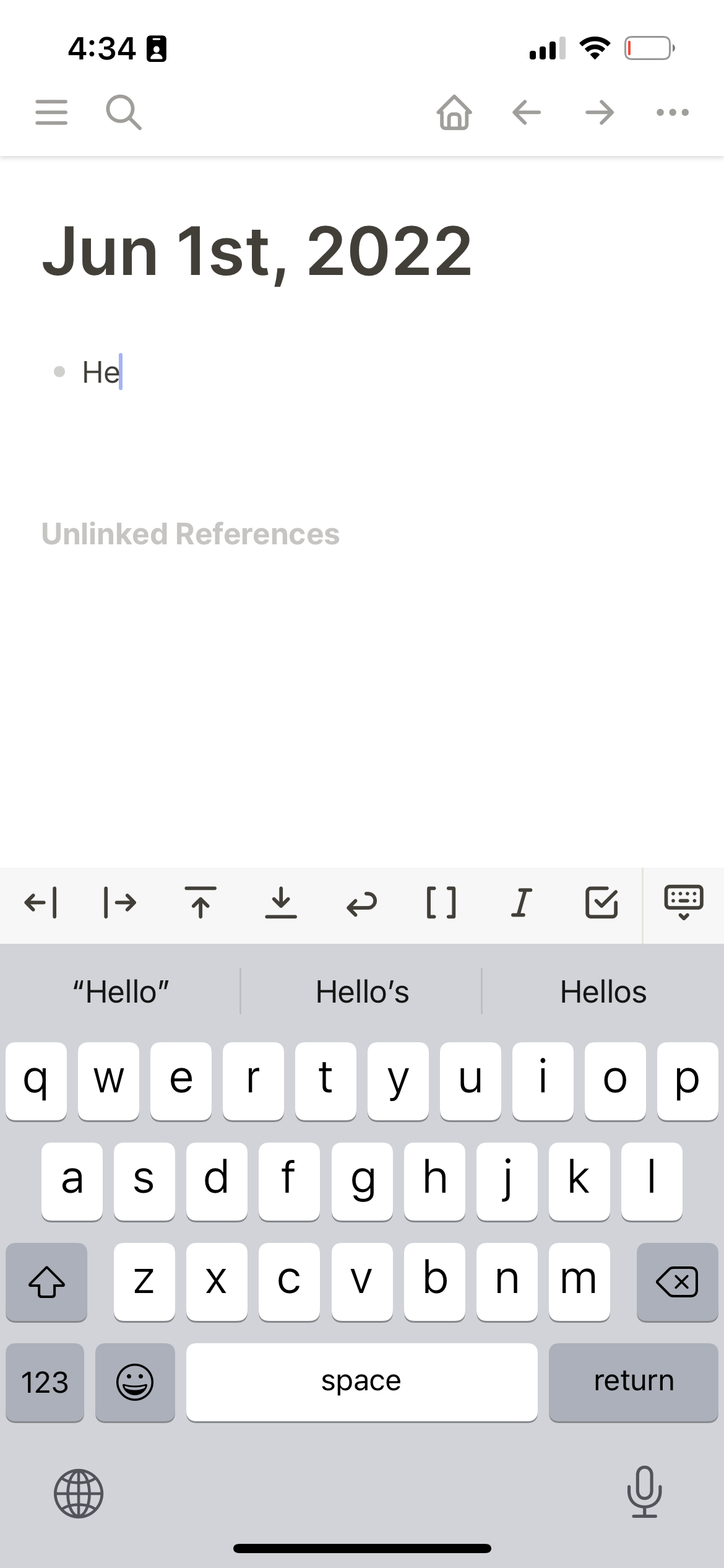 IOS version: wrong auto-completion after backspace · Issue #5520 · logseq/logseq · GitHub