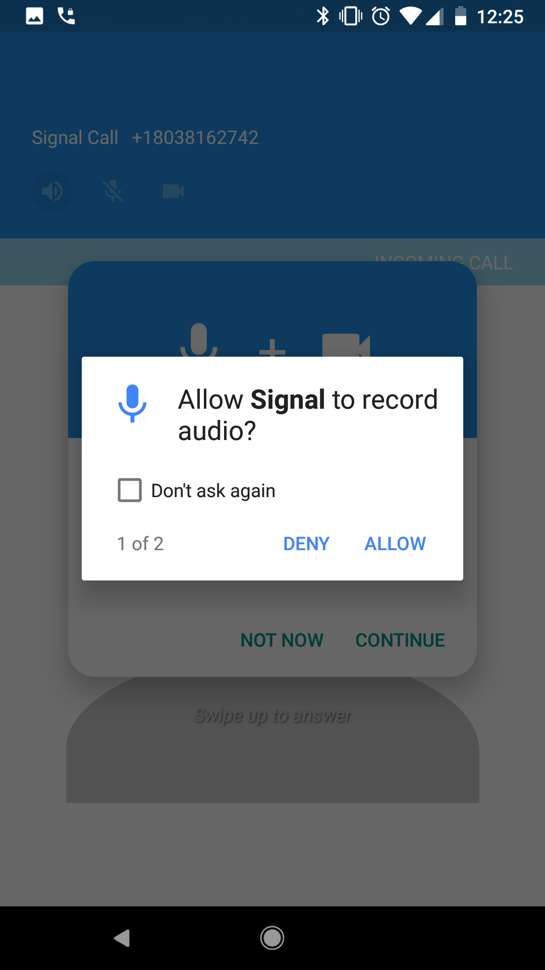 Crash after accepting permissions for the first time during an incoming call · Issue #7274 ...