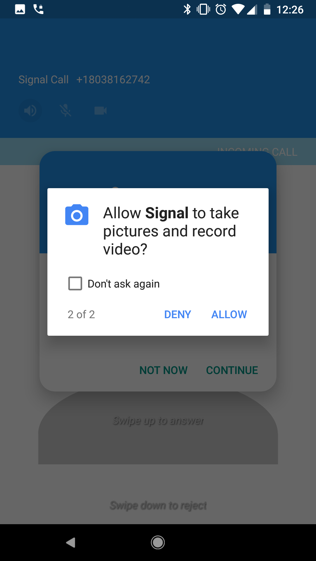 Crash after accepting permissions for the first time during an incoming call · Issue #7274 ...