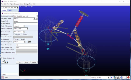 Simulate Ackerman geometry in Adams · Issue #2 · chenpeizhi66/Use-CAE ...
