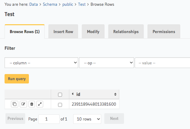 Data Browser Not Returning Actual Db Values · Issue 5727 · Hasuragraphql Engine · Github