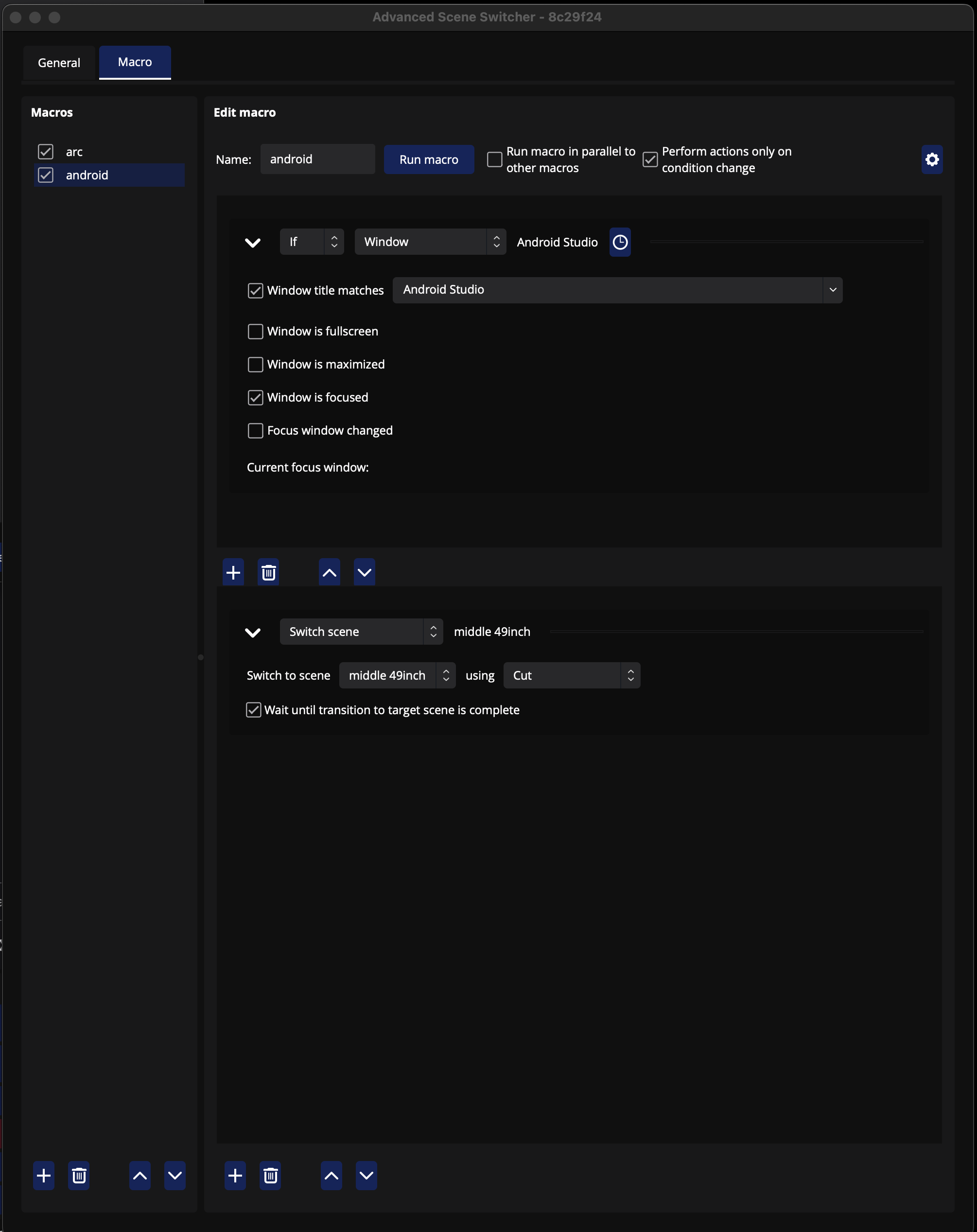 Conditions (fullscreen etc.) in scene switcher macros --> macOS · Issue #467 · WarmUpTill ...