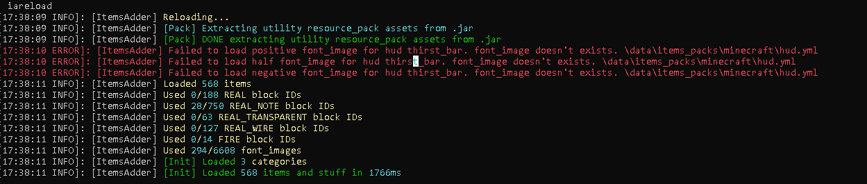 Thirst Bar Bug · Issue #2183 · PluginBugs/Issues-ItemsAdder · GitHub
