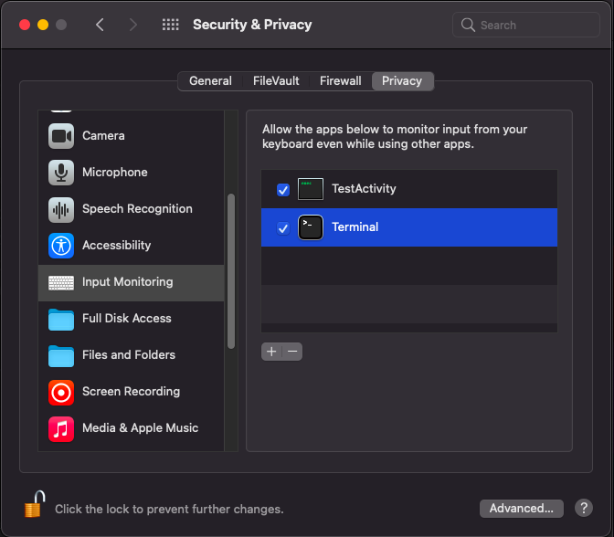 On MacOS x64, Reactive Global Hooks stop working after the first event. · Issue #42 ...