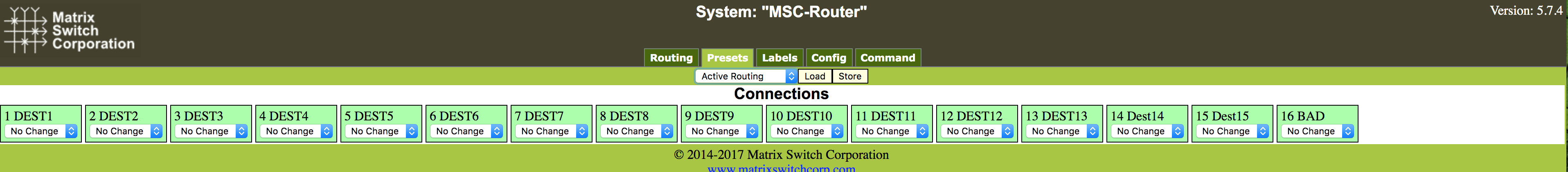 Module Request: Matrix Switch Company SDI Router · Issue #1 · bitfocus/companion-module-msc ...