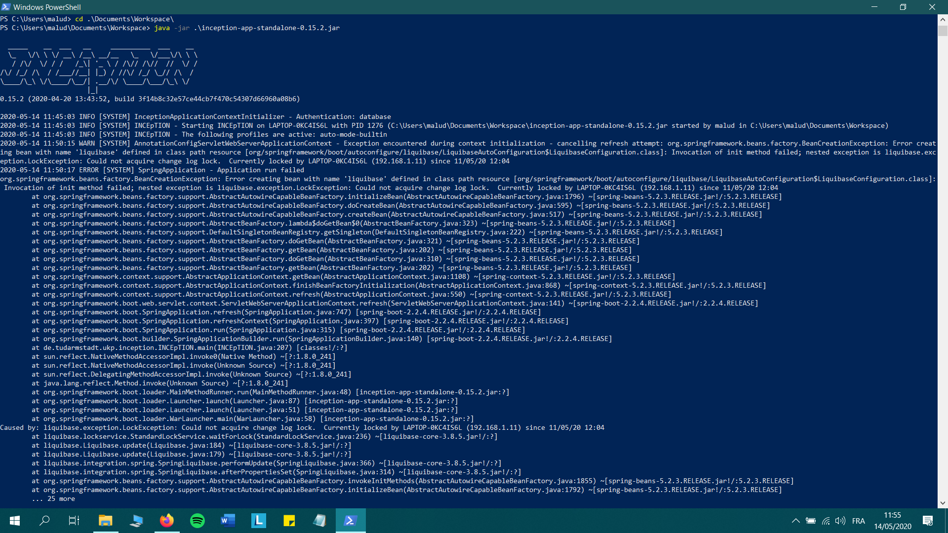 Inception not loading · Issue #1703 · inception-project/inception · GitHub