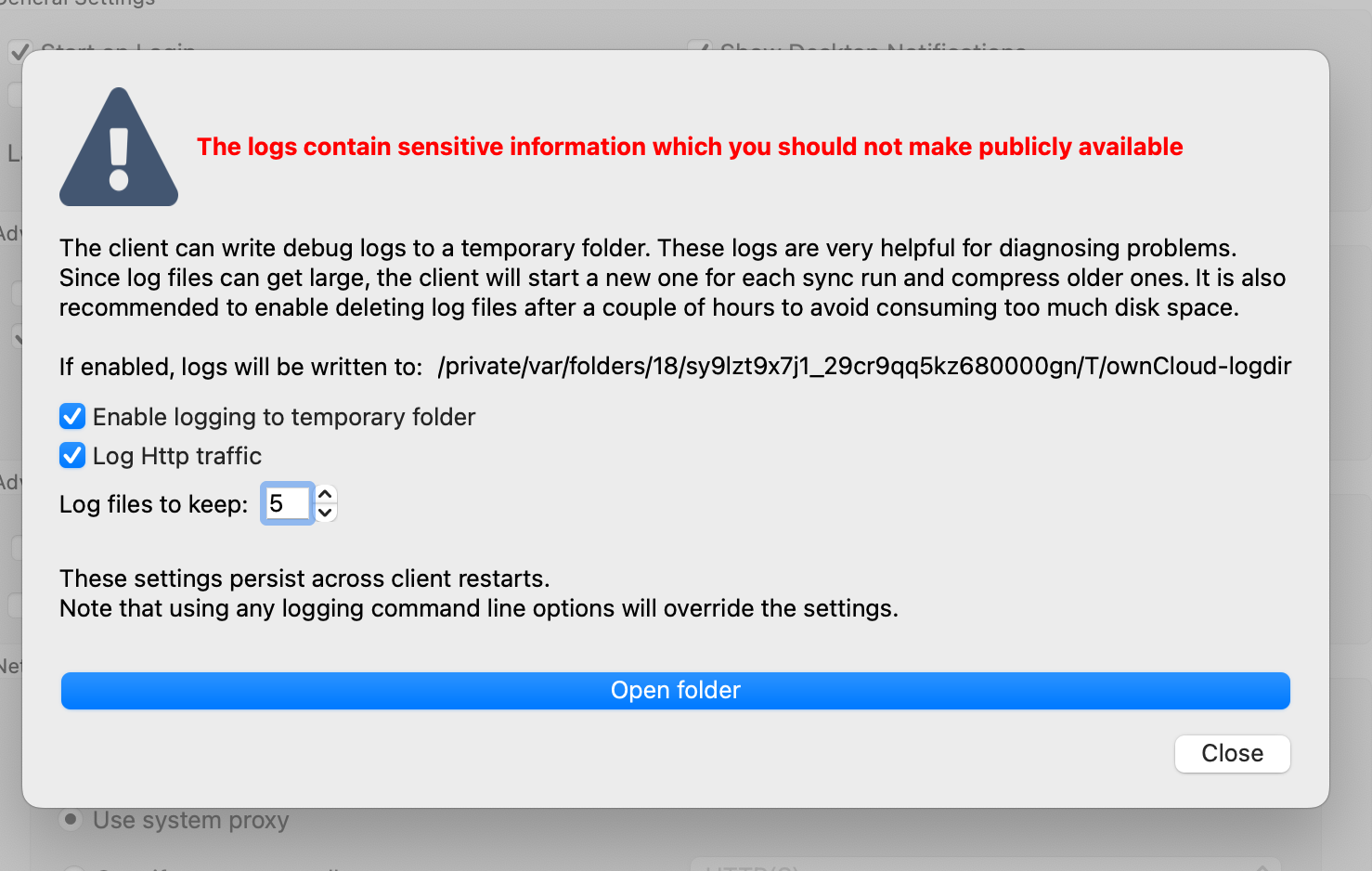 [QA] Too many log files kept · Issue #10230 · owncloud/client · GitHub