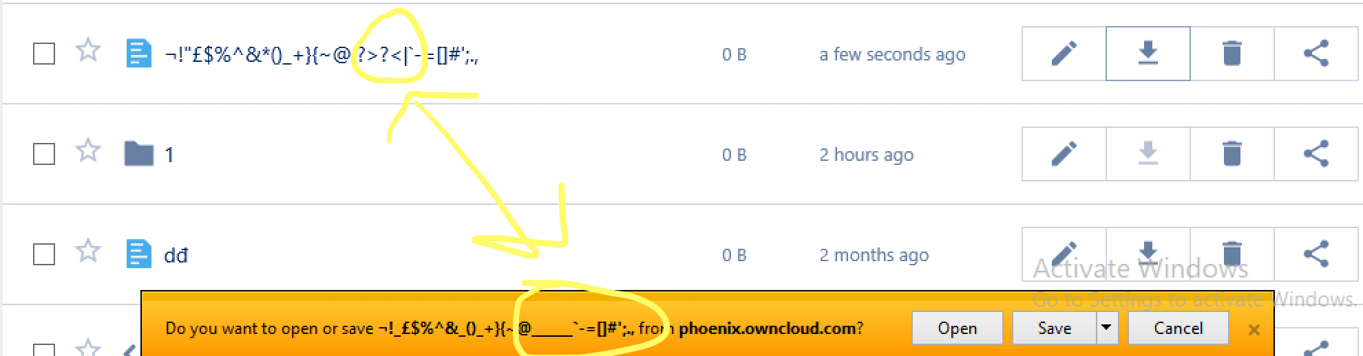 [IE11-QA] Special characters in file/folder name · Issue #1234 ...