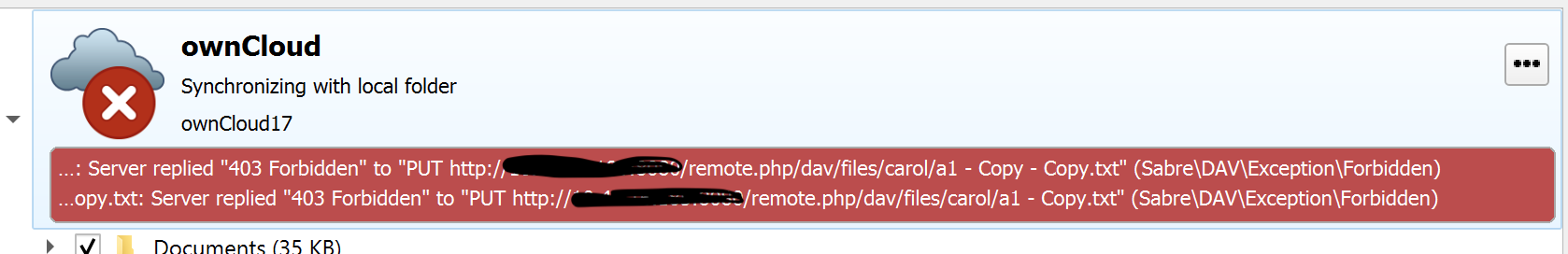[10.3.0 alpha] Renaming a file causes 403 error · Issue #36117 · owncloud/core · GitHub