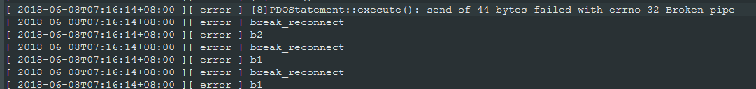 Pdostatementexecute Send Of 44 Bytes Failed With Errno32 Broken