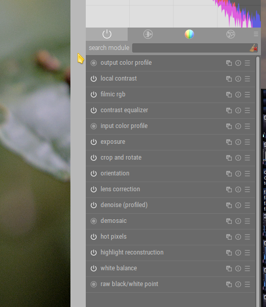 Module order in the new presets / manage presets / manage modules ...