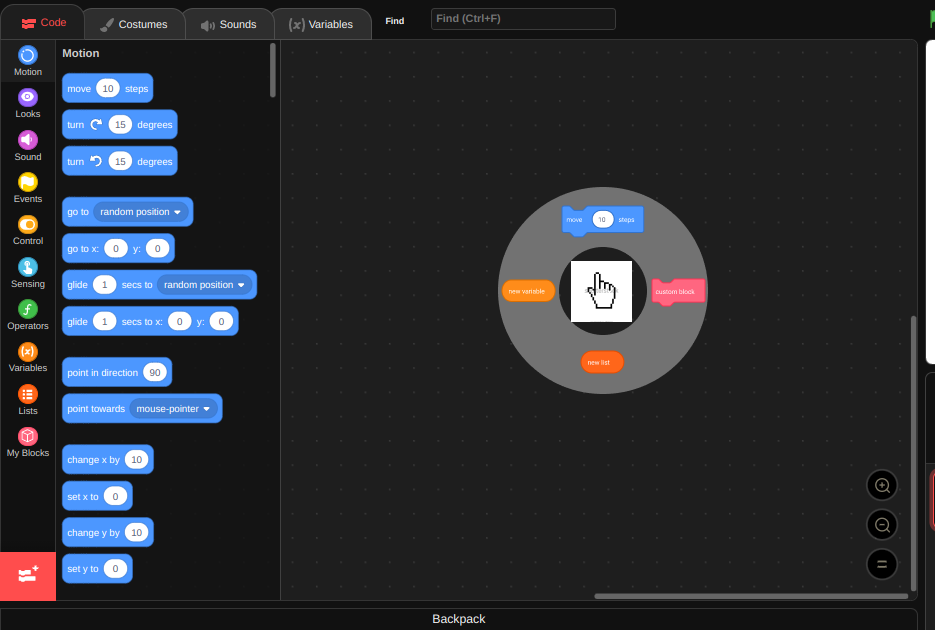 Create Block Shortcut · Issue #3781 · ScratchAddons/ScratchAddons · GitHub