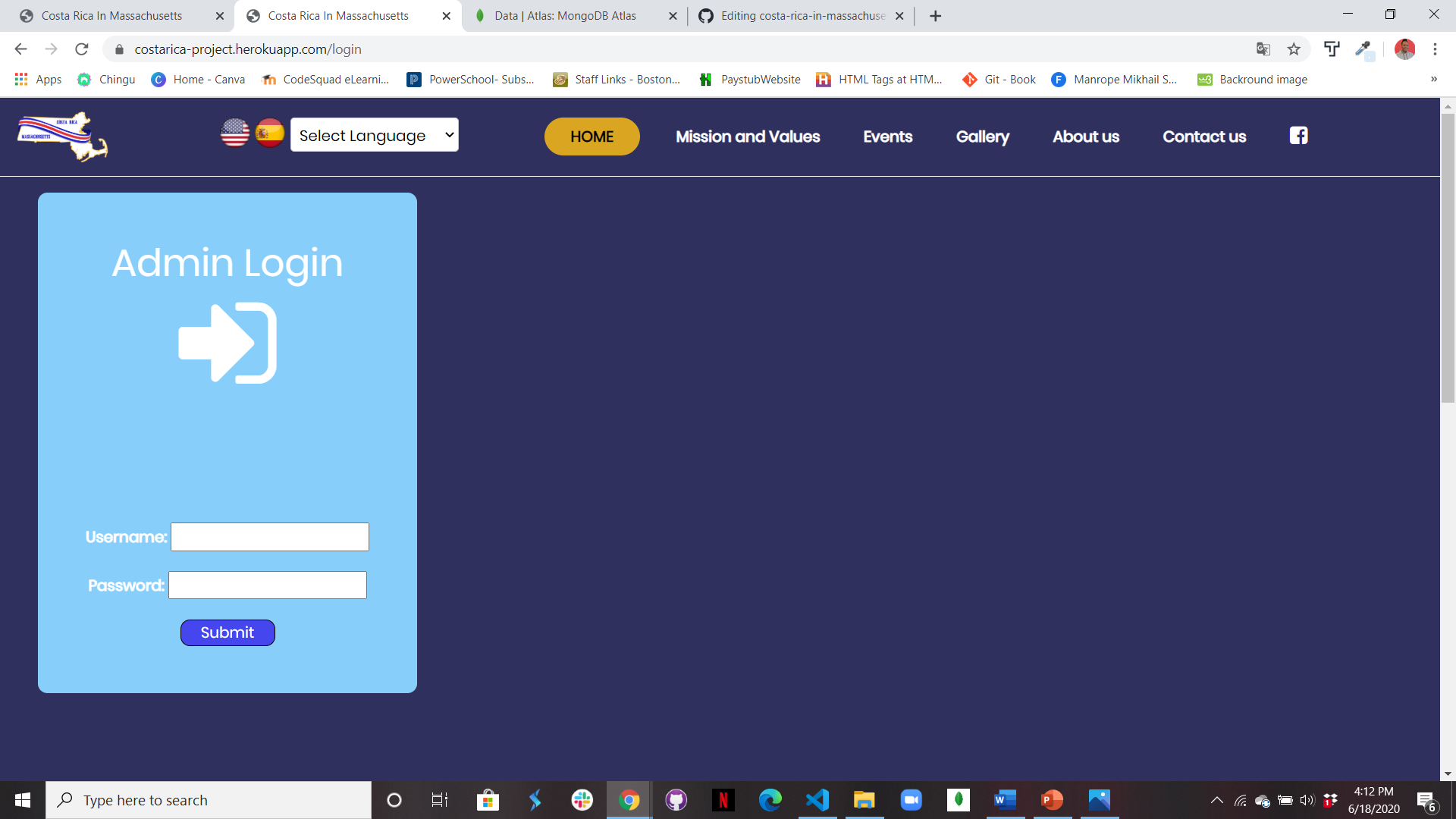 GitHub - lsimpson667/costa-rica-in-massachusetts
