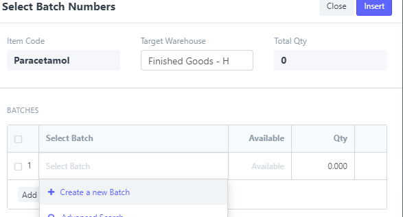 unable to select batch in batch selection popup window · Issue #18199 ...