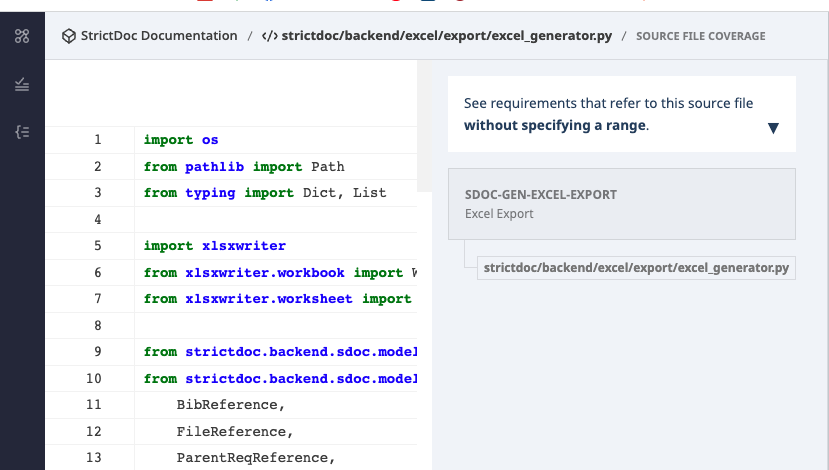 Adapt Source File Coverage View To New Components · Issue 1138 · Strictdoc Projectstrictdoc