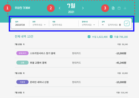 앱 사용자 간 인터랙션 시나리오 - kokocan12/web-moneybook-08 GitHub Wiki
