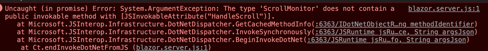 Blazor Add Analyzer If Jsinvokable Method Isnt Public · Issue 38080 · Dotnetaspnetcore · Github