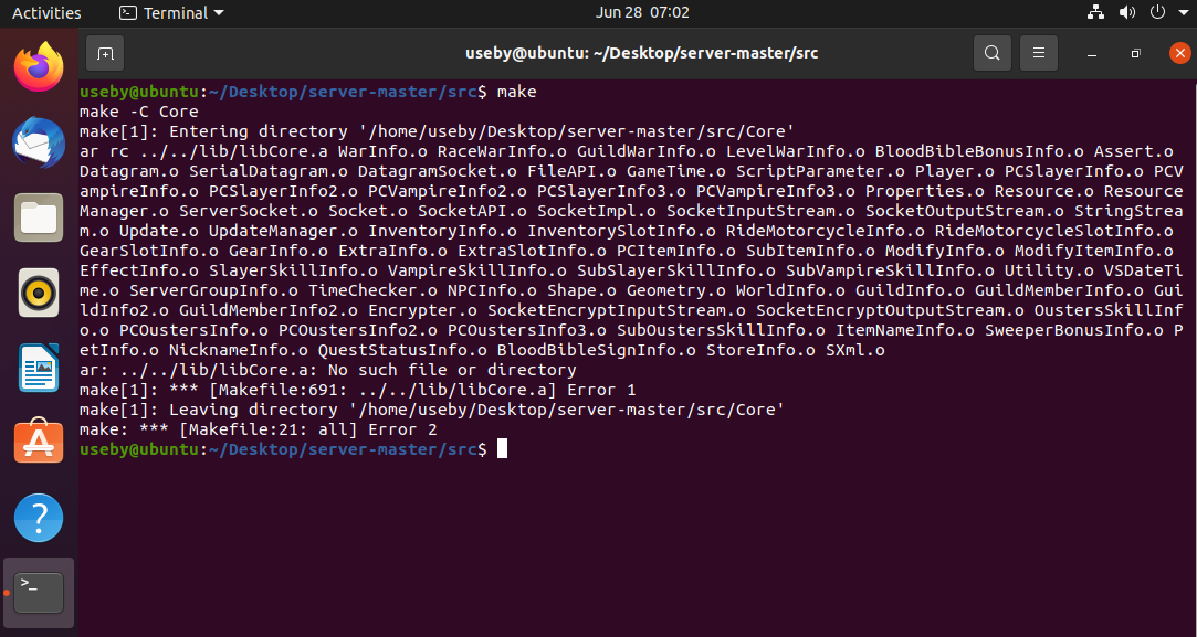 Libcorea File Does Not Exist In Server · Issue 5 · Opendarkedenclient · Github 