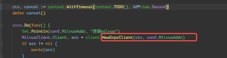 [Bug]: NewGrpcClient: time out · Issue #21496 · milvus-io/milvus · GitHub