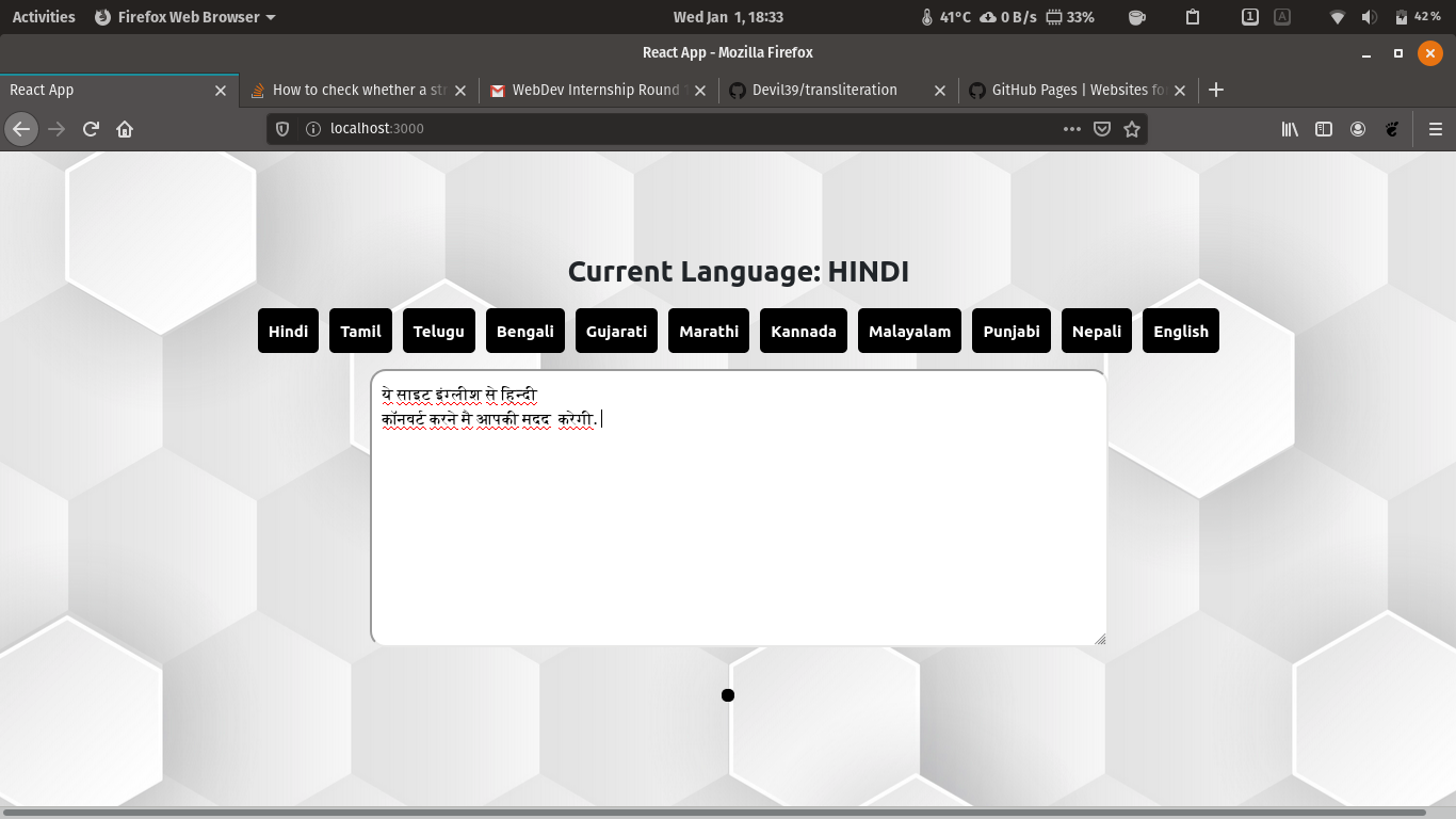 GitHub - feniljain/transliteration: Convert english into a wide array ...