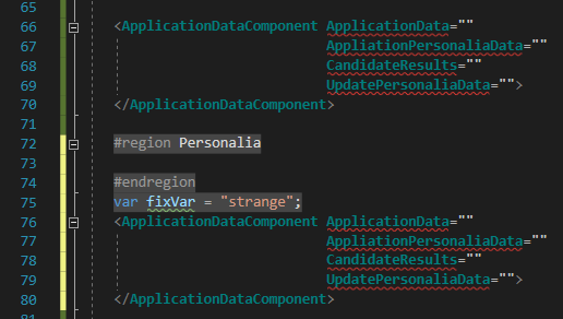 Blazor component not getting recognized if #region is nearby · Issue #26535 · dotnet/aspnetcore ...
