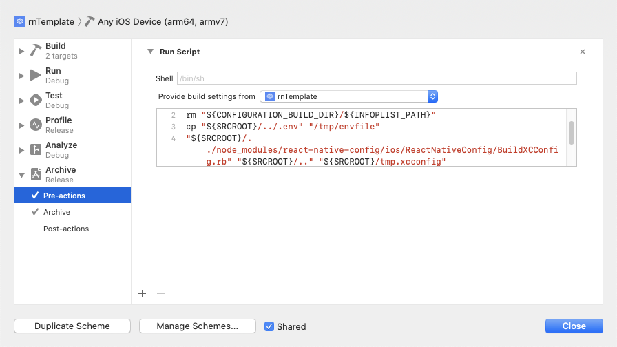 Archive has no version · Issue #580 · lugg/react-native-config · GitHub