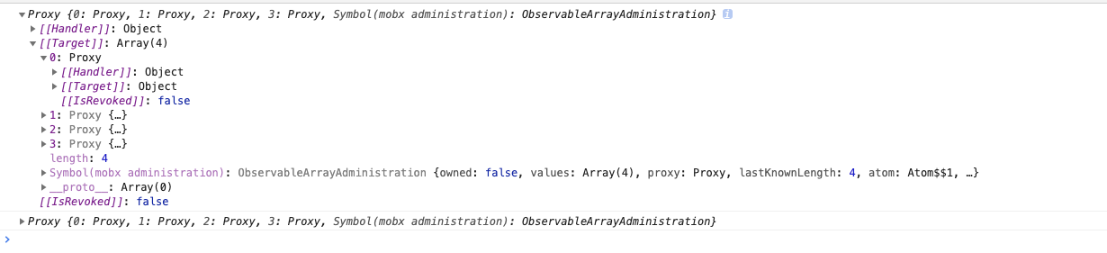 observable structure is totally different between v4 and v5 · Issue #1961 · mobxjs/mobx · GitHub