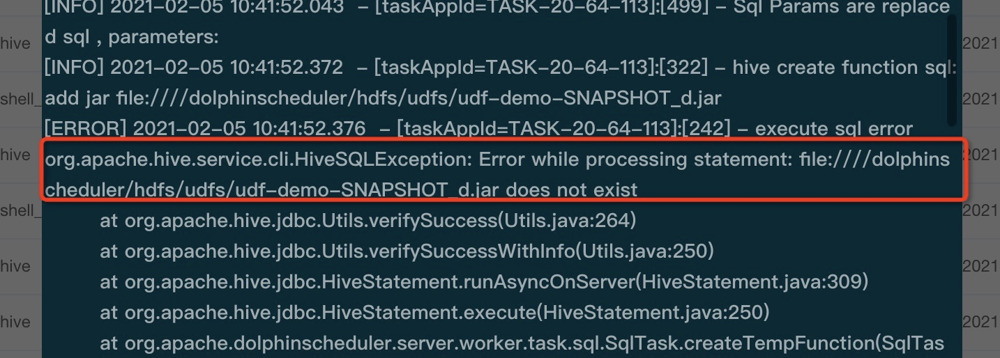 [Bug][UDF] udf jar path not exist when fs.defaultFS starts with file:/// · Issue #4691 · apache ...