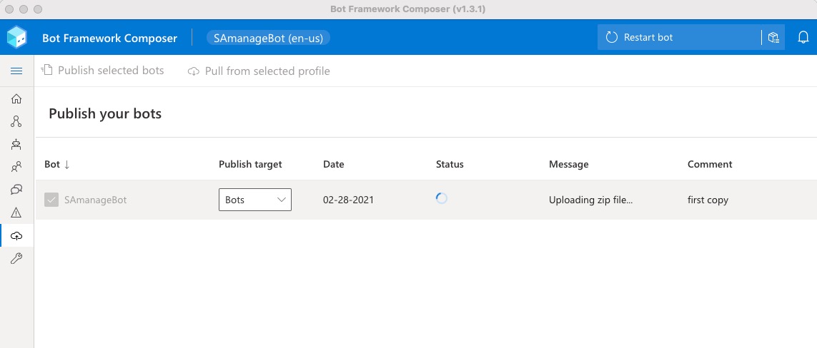 Uploading Zip File Forever When Publishing A Bot To Azure Web App · Issue 6050 · Microsoft